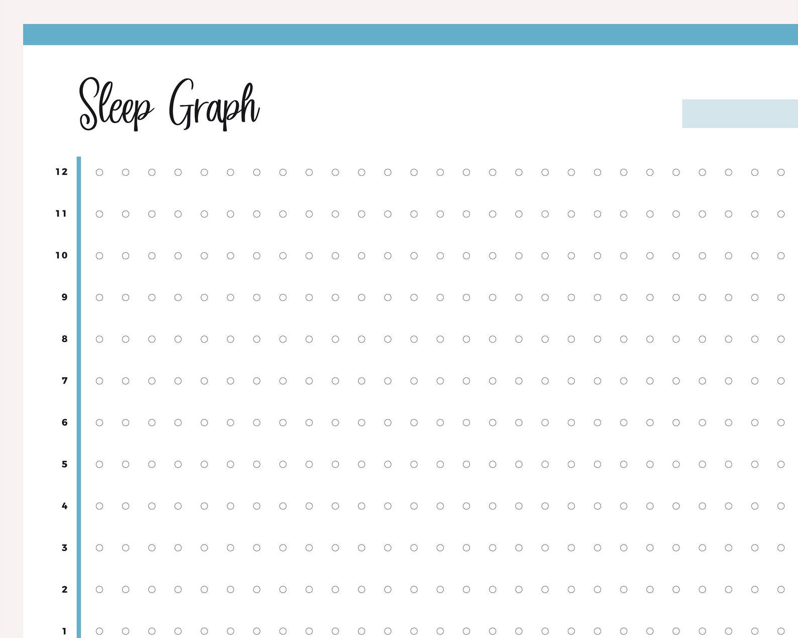 Printable Sleep Tracker Sleep Journal Sleep Chart Sleeping - Etsy