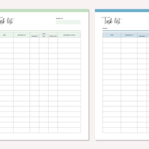 Employee Task List Printable, Work Allocation Sheet, Daily Task Sheet ...