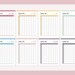 Printable Weekly Planner, Print at Home Week Organizer, Plan Your Day ...