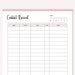Printable Contact Record Contact Tracker Client Contact - Etsy