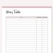 Printable Library Book Tracker Library Borrowing Planner - Etsy