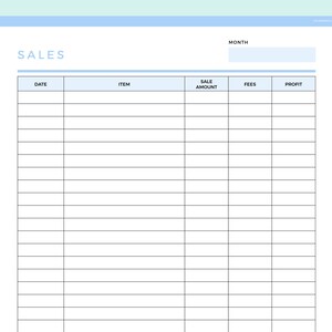 Editable Monthly Sales Tracker Printable, Fillable Order Tracker, Sales ...
