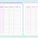 Editable Contact List Template Printable, Contact Sheet PDF, Printable ...
