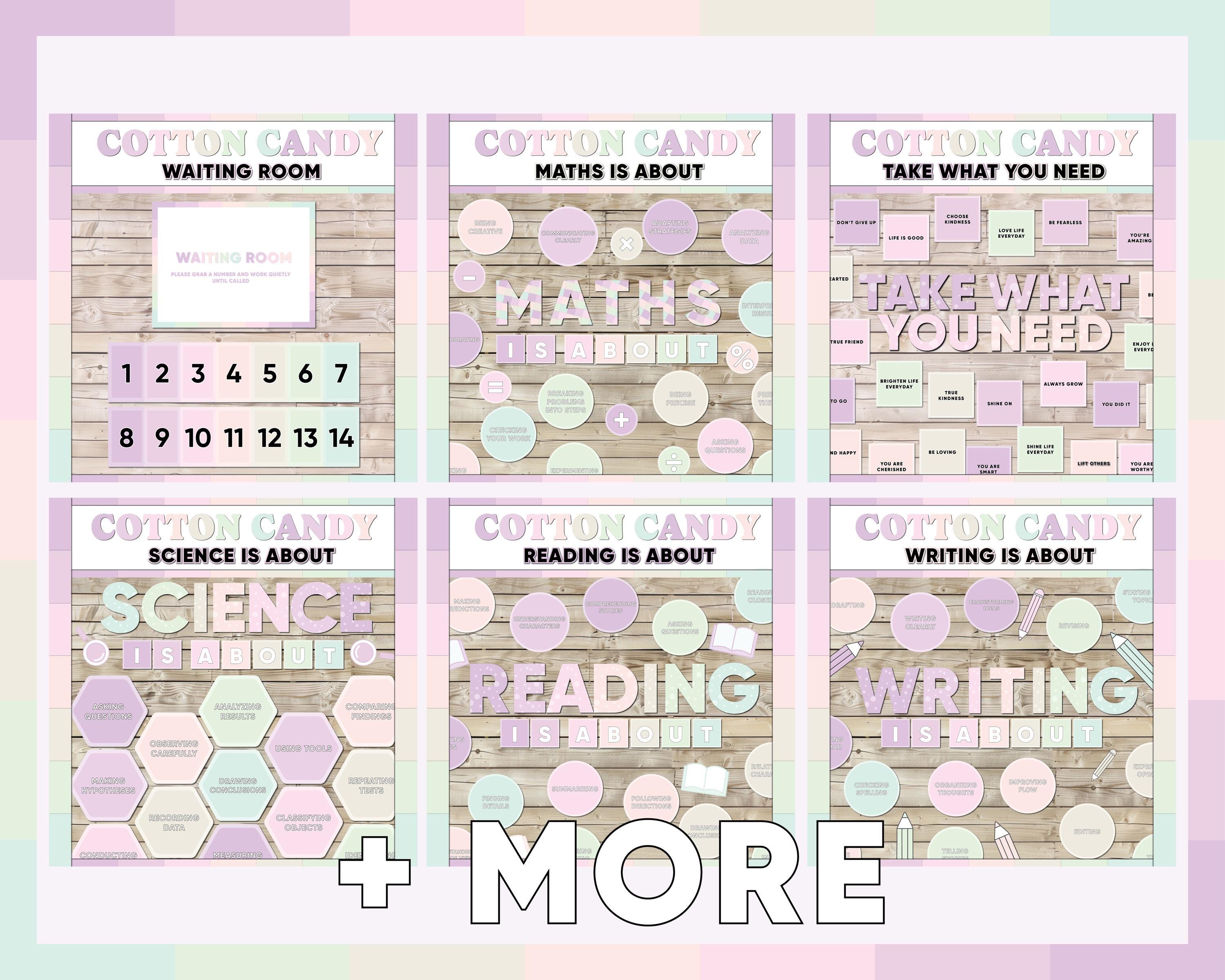 Pastel Classroom Decor Bundle | Pale Purple Pink Classroom Theme ...