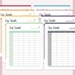 Printable Class Timetable, Print at Home Blank Student Time Table, A4 ...