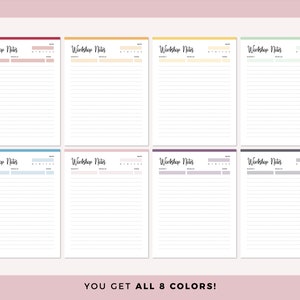 Printable University Workshop Notes, Print at Home College Student Note ...