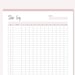 Step Tracker Printable, Step Counter, Daily Step Log, Monthly Step ...