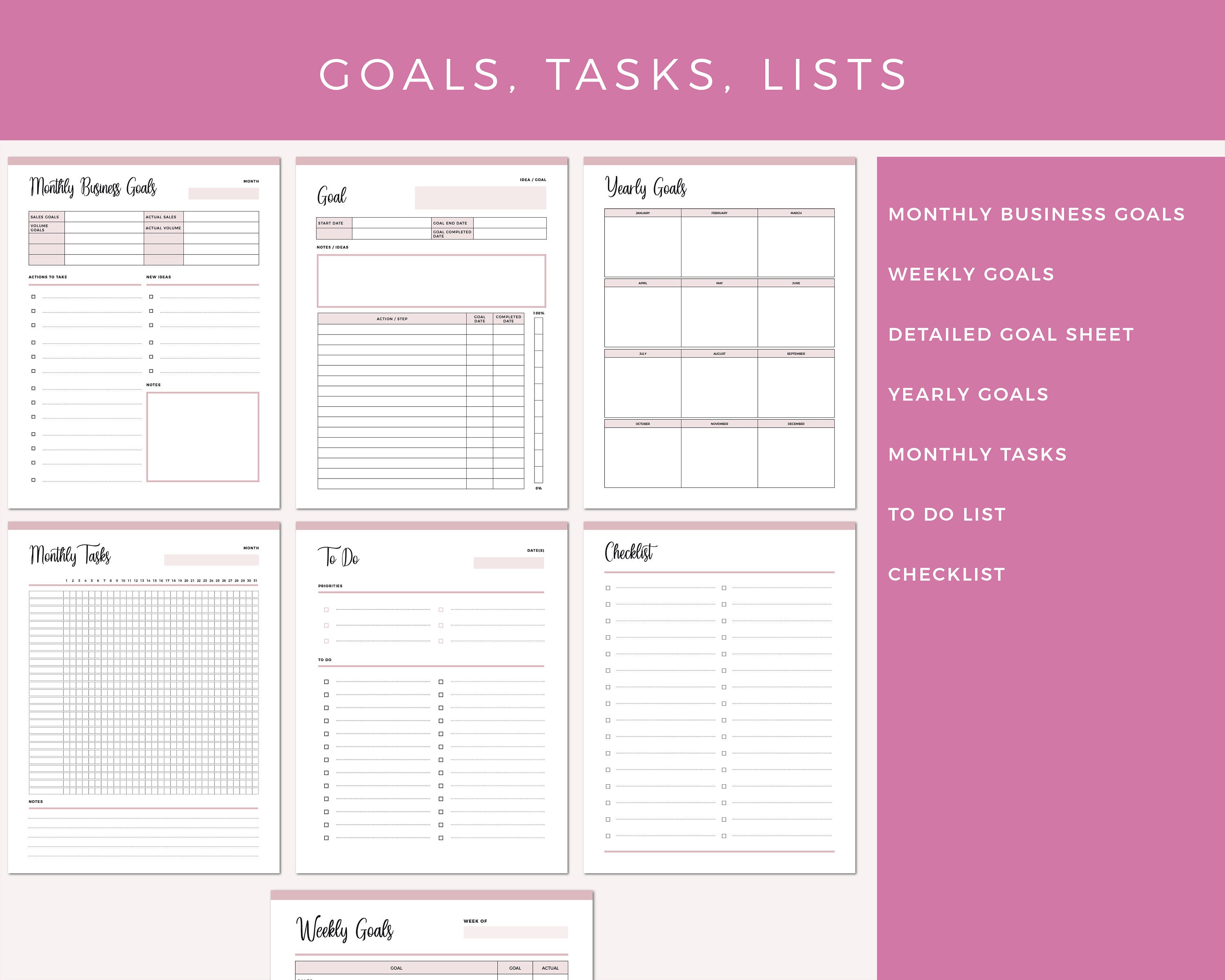 Reseller Planner Printable, Online 2nd Hand Sales Binder, Small ...