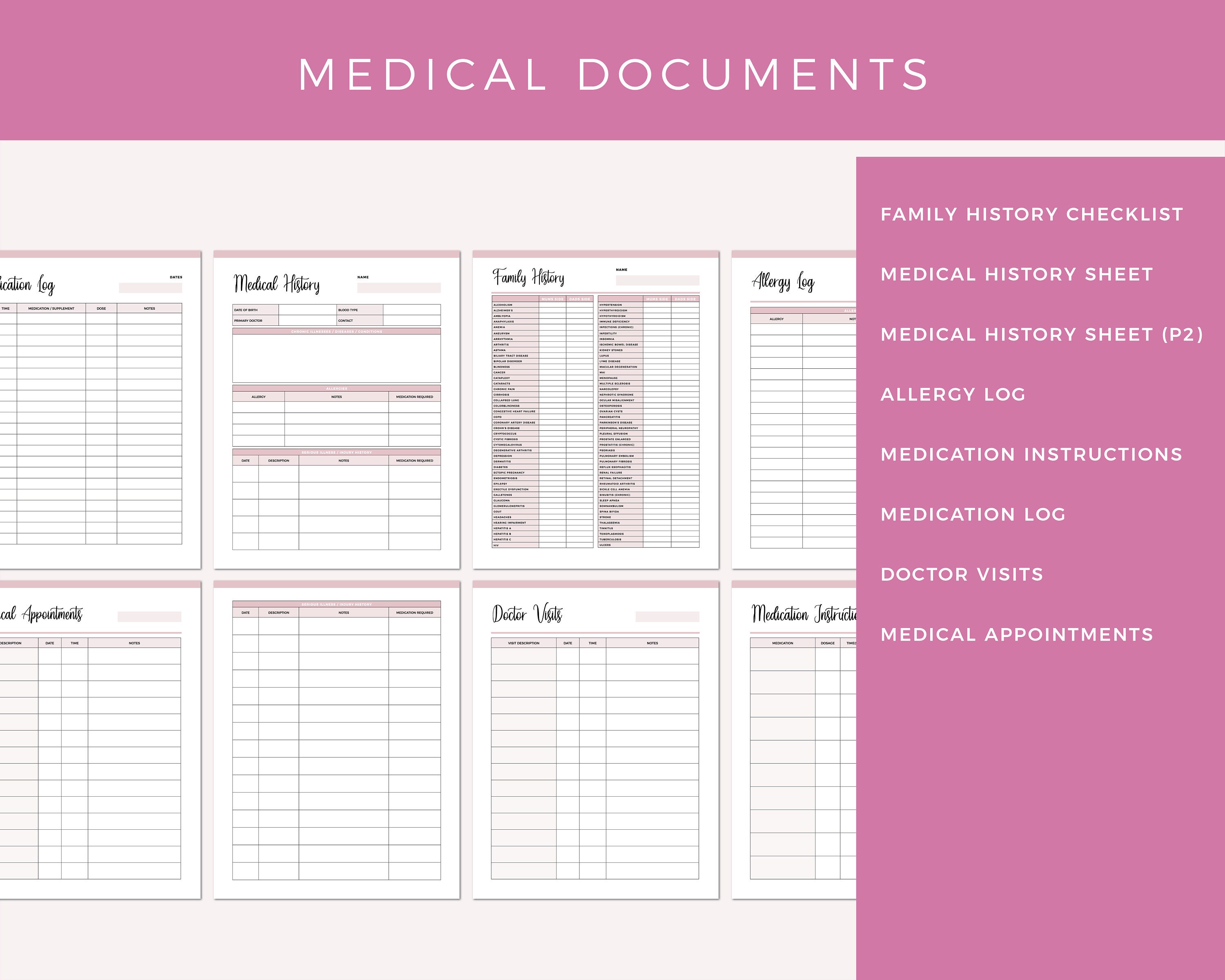 Printable Dementia Care Planner Alzheimer's Carer Binder | Etsy