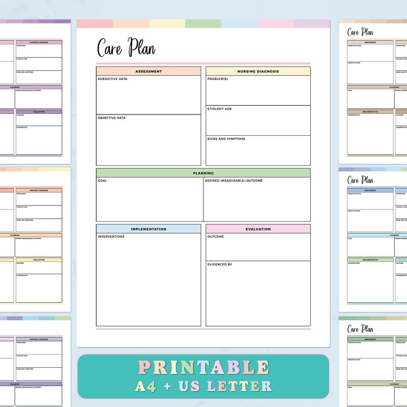 Plan of Care Template - Etsy