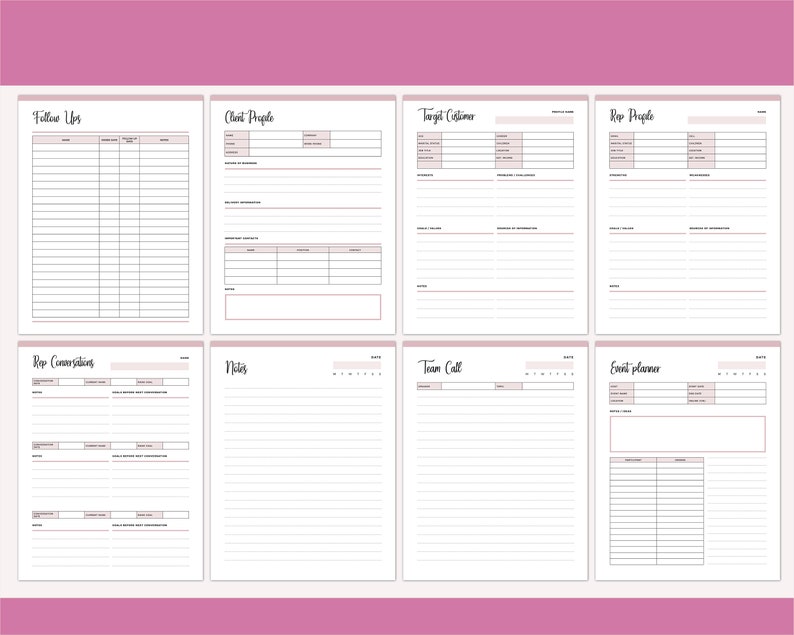 Direct Sales Planner CEO Planner MLM Planner Printable - Etsy Direct Sales Planner CEO Planner MLM Planner Printable - Etsy