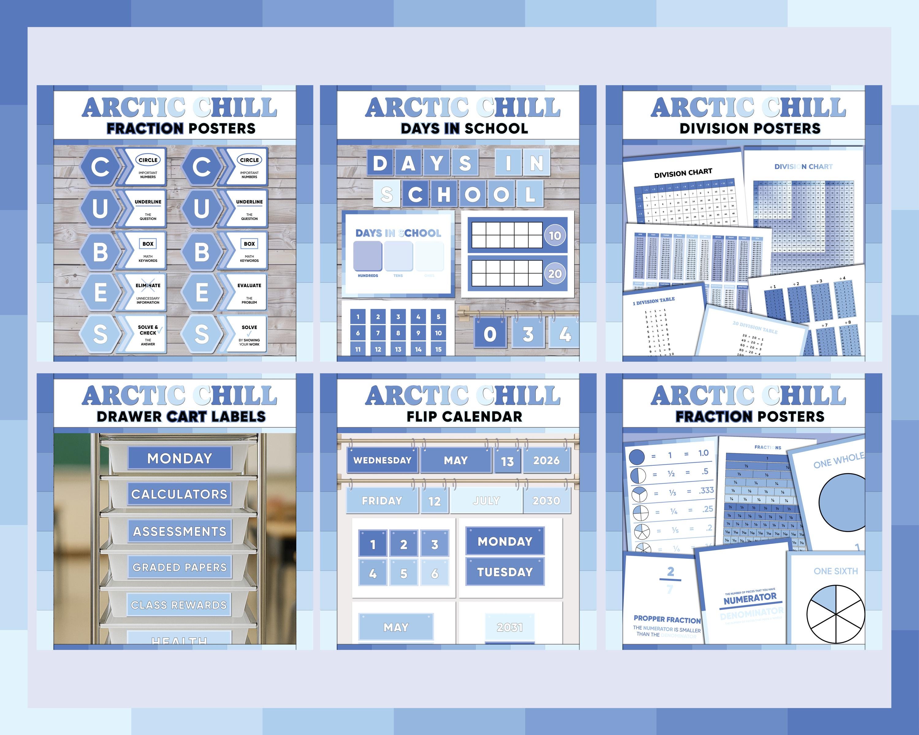 Blue Classroom Decor Bundle - Classroom Decorations - Teacher Resources ...