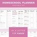 Homeschool Planner Printable | Home School Teacher Academic Planner ...