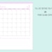 Editable Blank Calendar Template Printable, Calendar PDF, Monthly ...