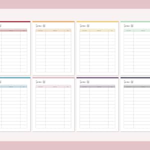 Printable Service Business List of Services, Small Business Planner ...