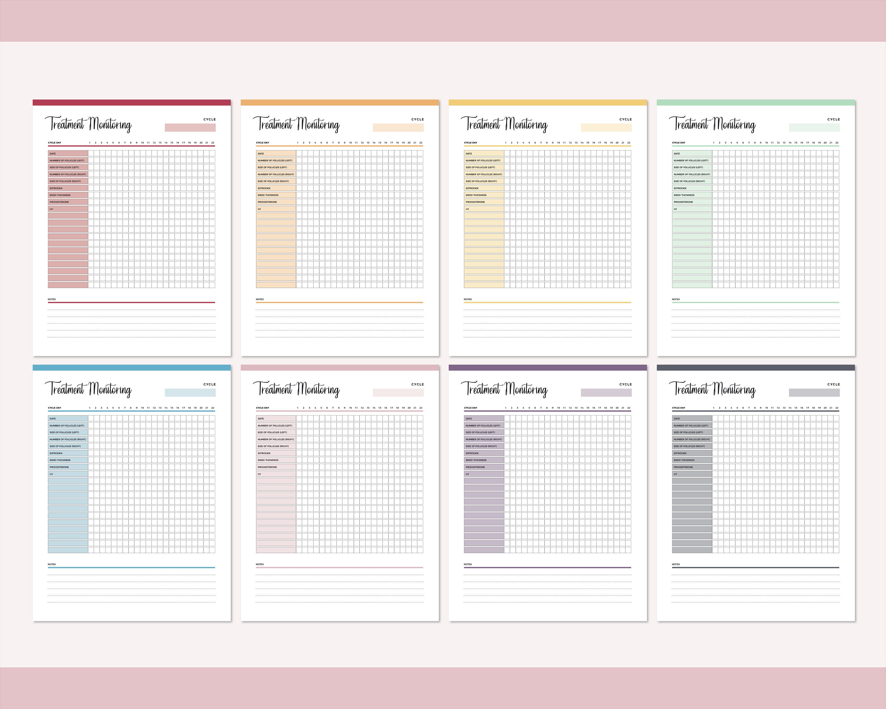 Printable IVF Treatment Record IVF Treatment Monitoring Etsy printable-ivf-treatment-record-ivf-treatment-monitoring-etsy