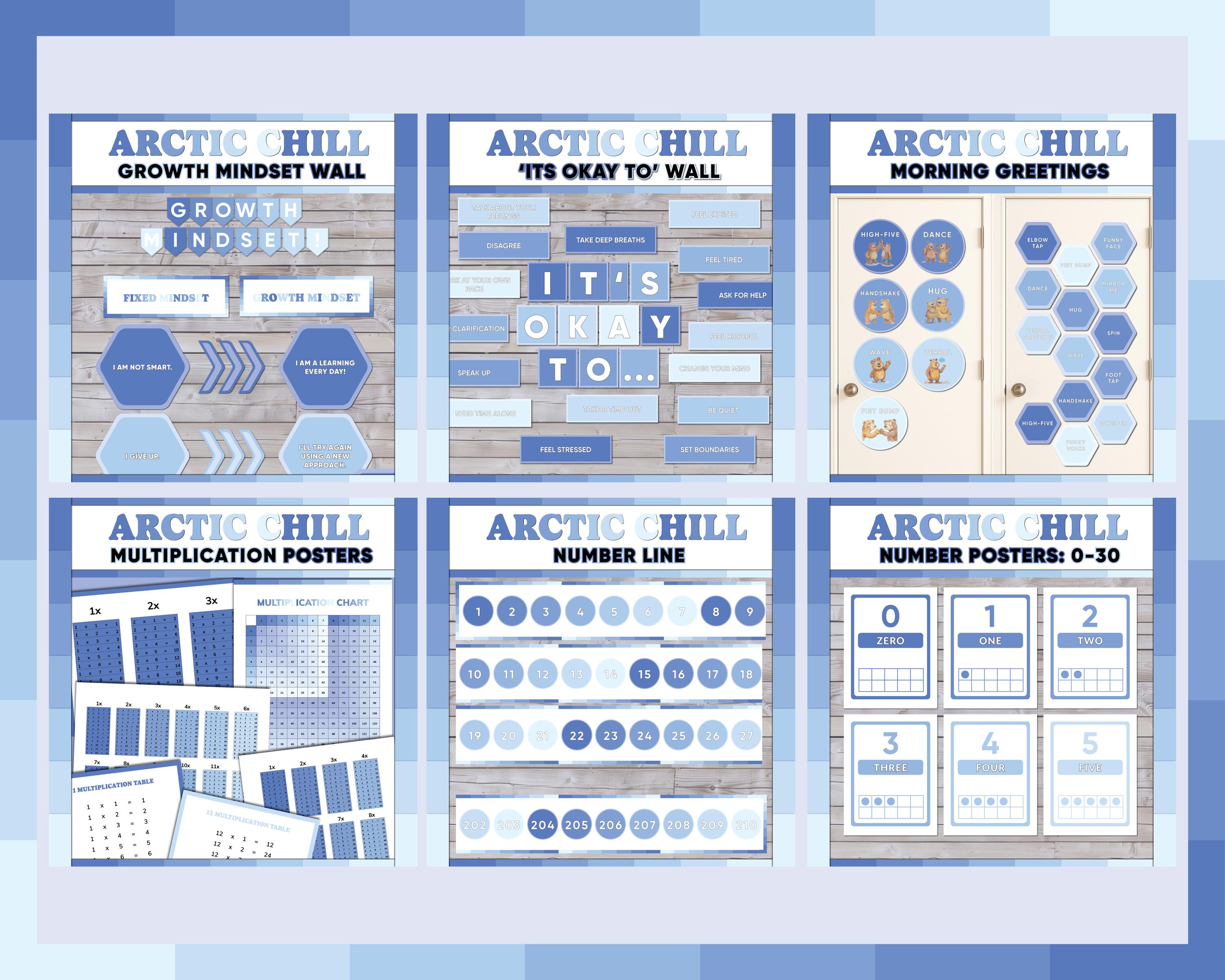 Blue Classroom Decor Bundle - Classroom Decorations - Teacher Resources ...