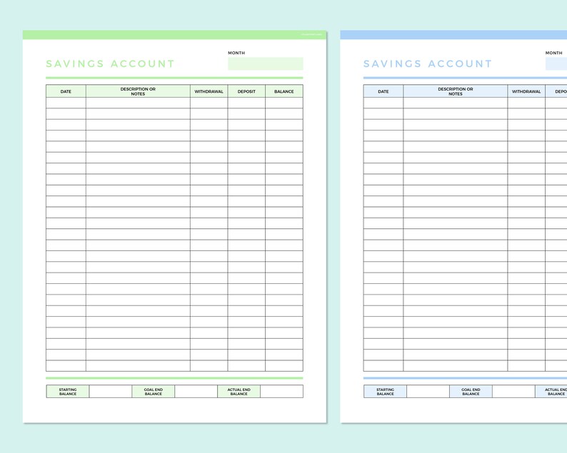 Editable Savings Tracker Printable Fillable Saving Tracker - Etsy Canada