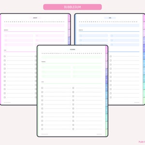 Digital to Do List, Digital Planner Template, Hyperlinked Task ...