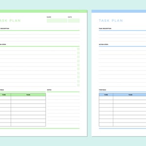 Editable Task Planner Printable, ADHD Task Planner, Project Planner ...