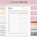 Printable Lab Work Sheet, Blood Work Log, Medical Test Record, Health ...