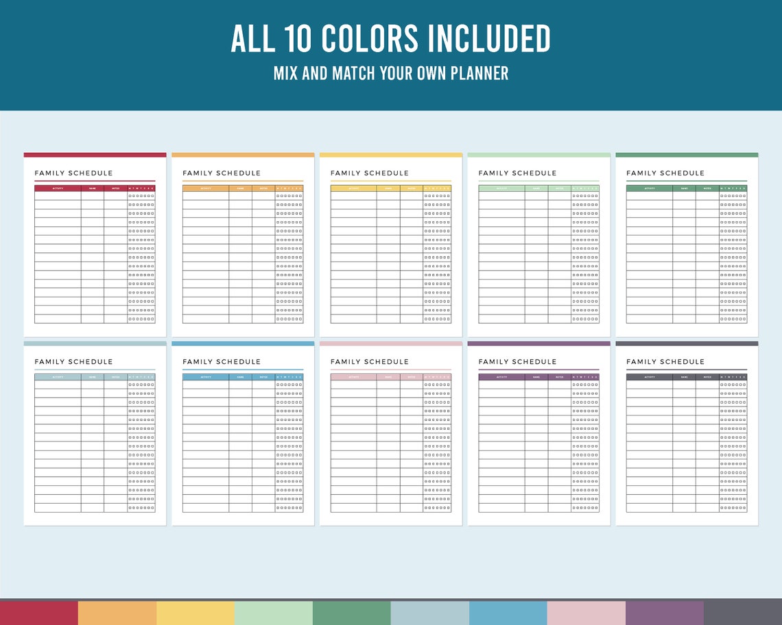 Printable Military Family Care Plan, Army Family Care Plan PDF, Dual ...