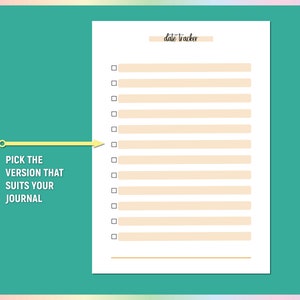 A5 Date Bucket List Template, Printable Dating Event Organizer Tracker ...