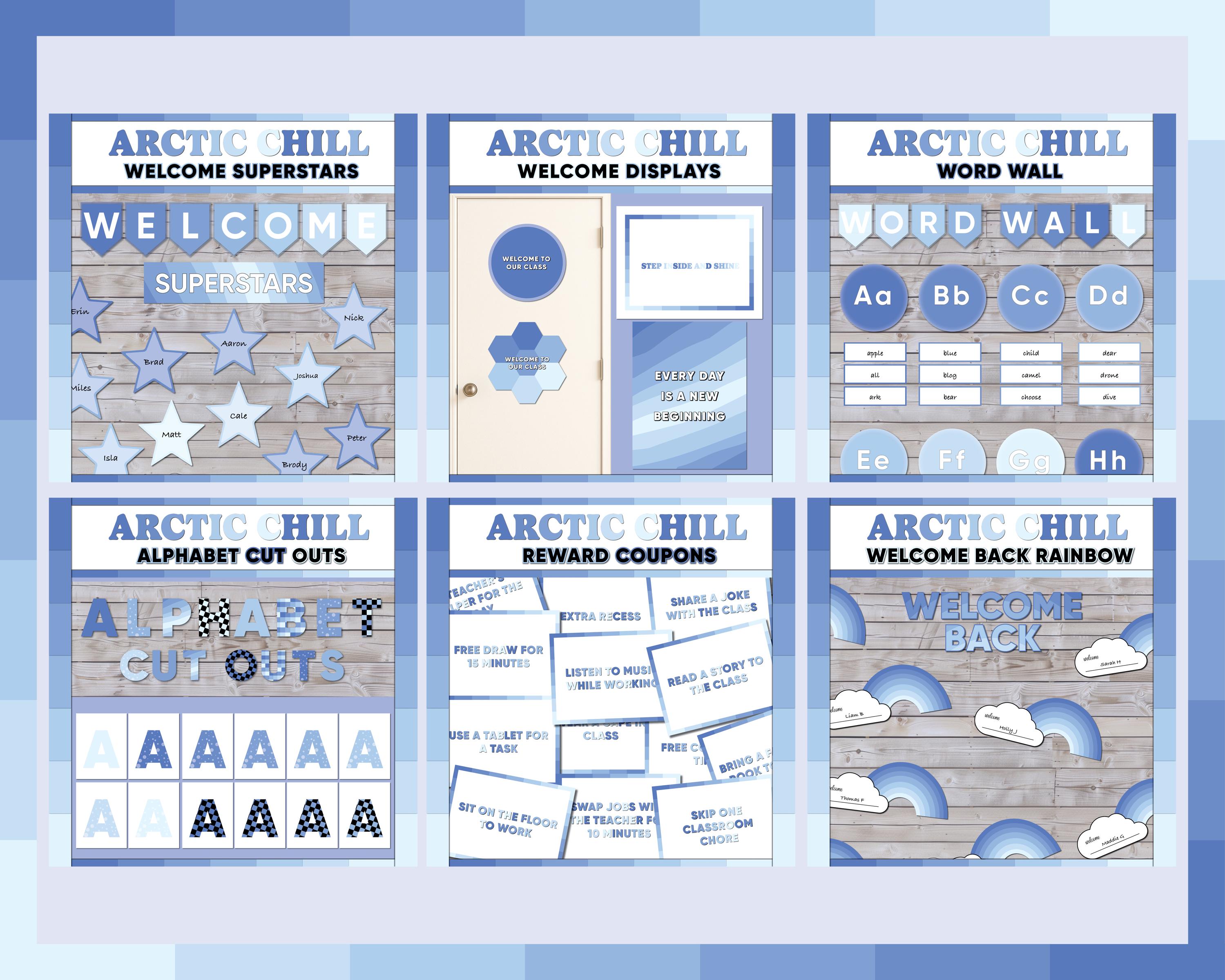 Blue Classroom Decor Bundle - Classroom Decorations - Teacher Resources ...