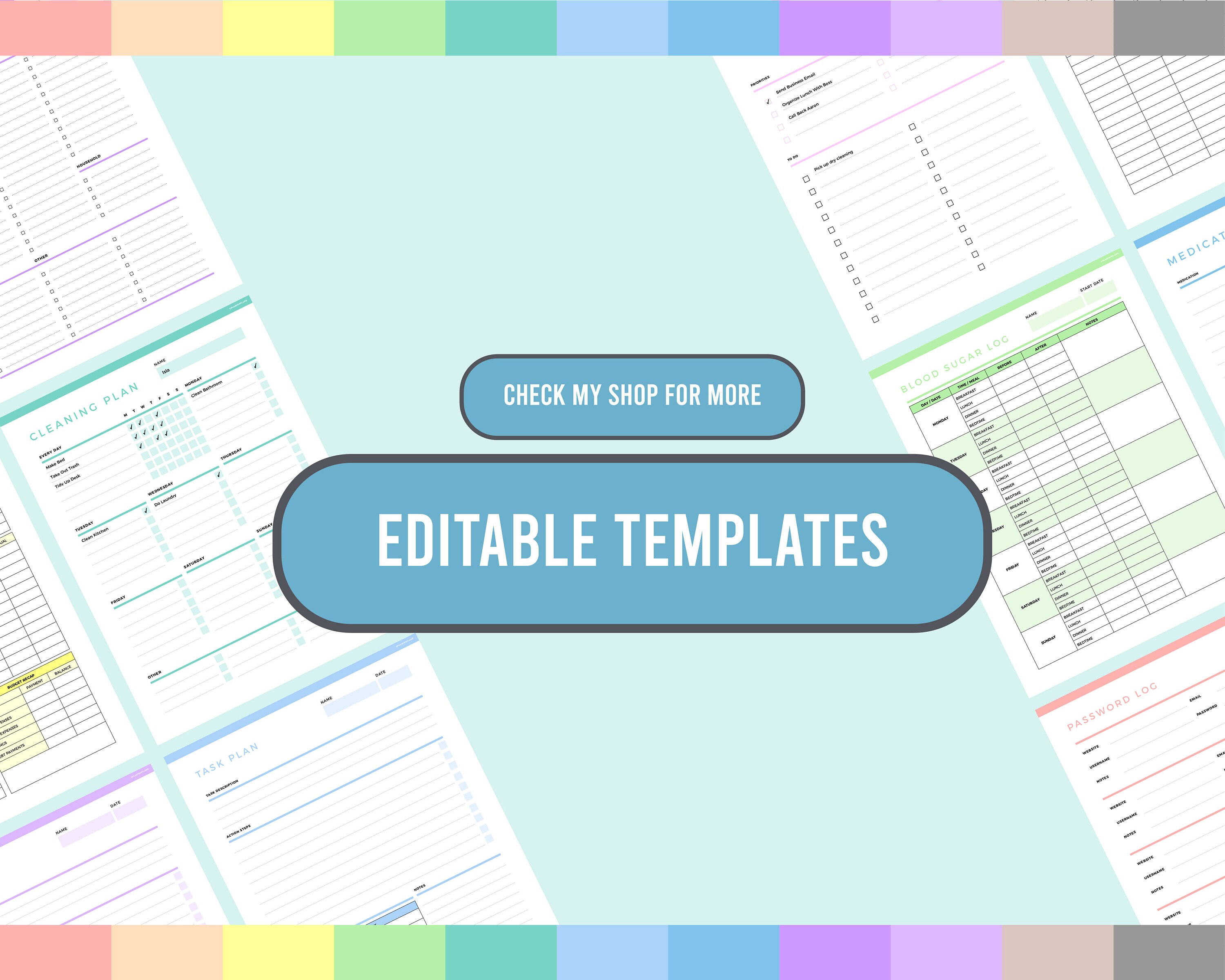 Editable Attendance Sheet Printable, School Attendance Log, Attendance ...