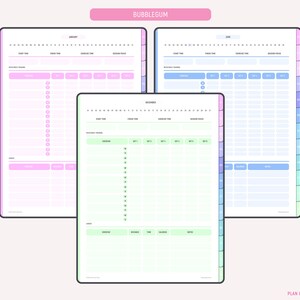 Digital Workout Planner, Daily Exercise Log, Work Out Journal, Weight ...
