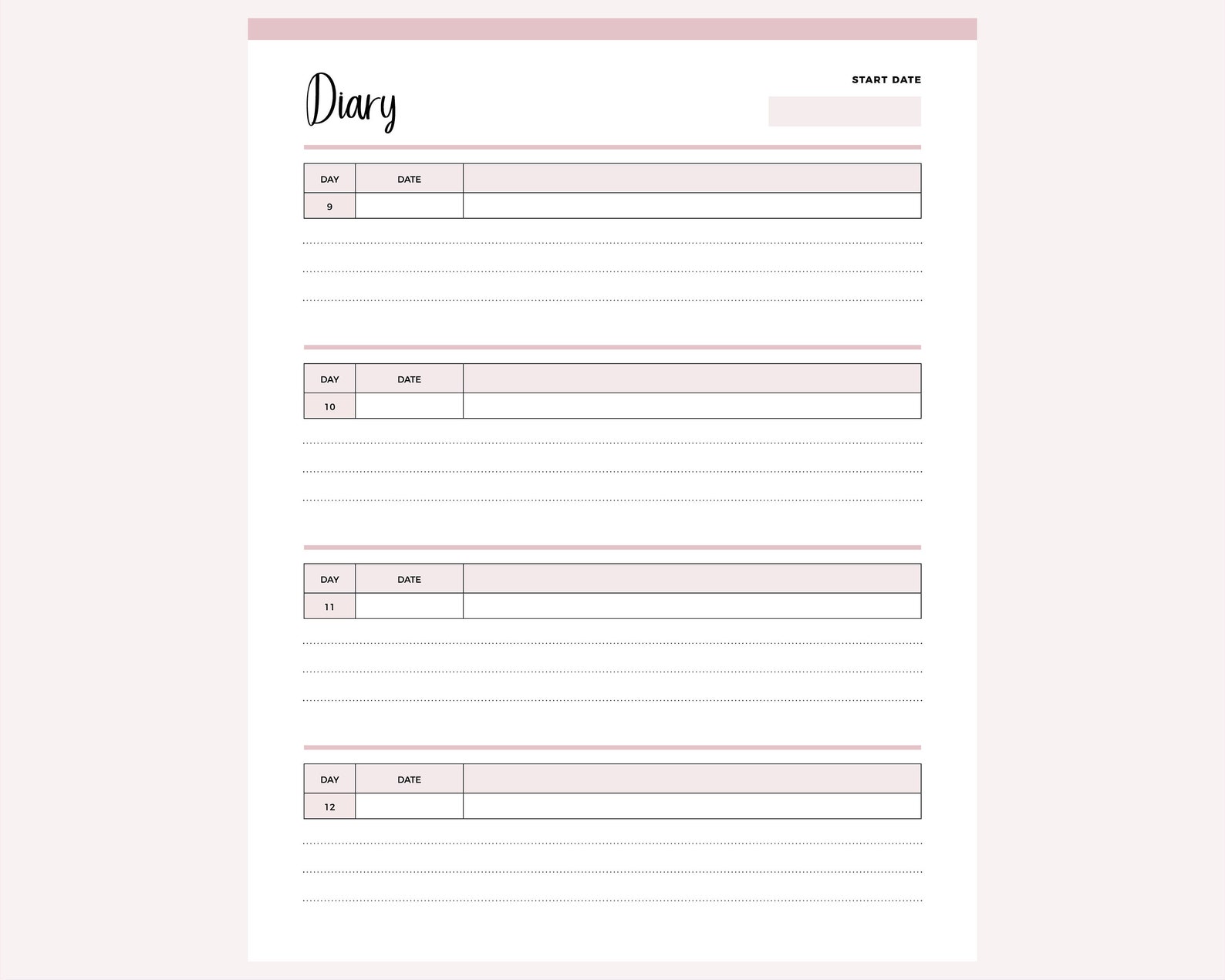 Printable Period Tracker, Period Journal, Ovulation Tracker, Fertility ...