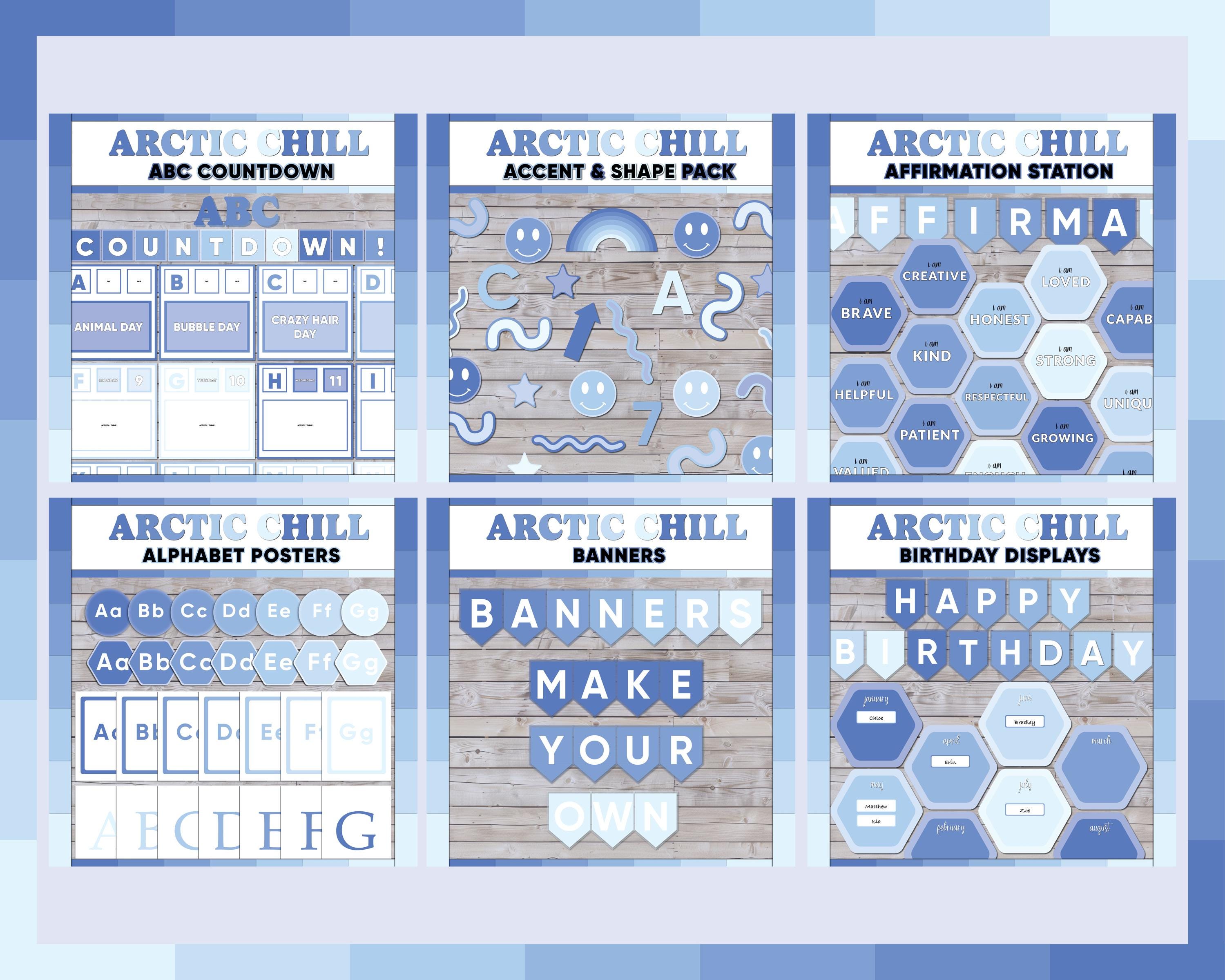 Blue Classroom Decor Bundle - Classroom Decorations - Teacher Resources ...