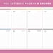 Printable Notes Pages | Print at Home Planner Pages Note Taking Pack ...