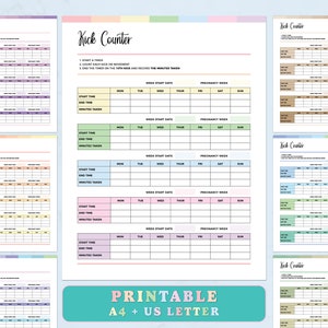 Baby Kick Counter PDF, Fetal Kick Count Log, Baby Movement Tracker ...