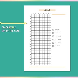 A5 Quit Alcohol Tracker, Printable Sobriety Journal, Simple Staying ...