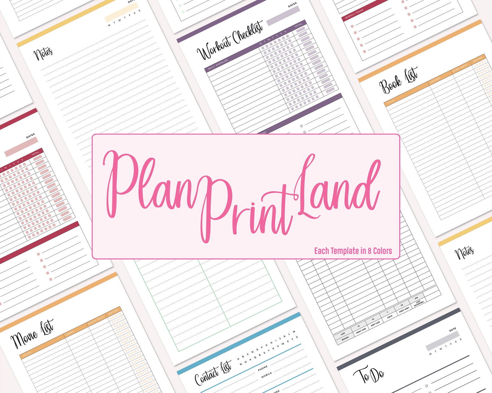 Printable Monthly Task Sheet, Task Checklist, to Do List, Business ...