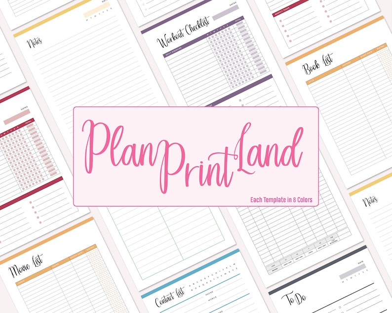 Printable Monthly Task Sheet Task Checklist to Do List - Etsy