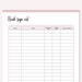 Printable Library Book Sign Out Sheet, Book Sign Out Form, School ...