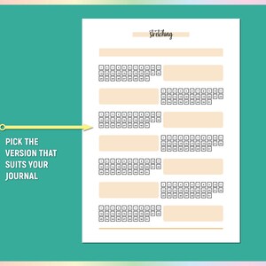A5 Monthly Stretching Template, Printable Stretching Exercises Tracker ...