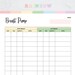 Printable Breast Pump Record, Breastfeeding Log, Breast Pumping Tracker ...