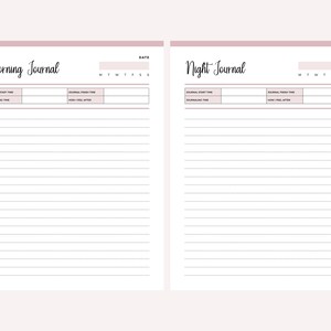 Printable Lined Journal Pages, Daily Journaling, Gratitude Journaling ...