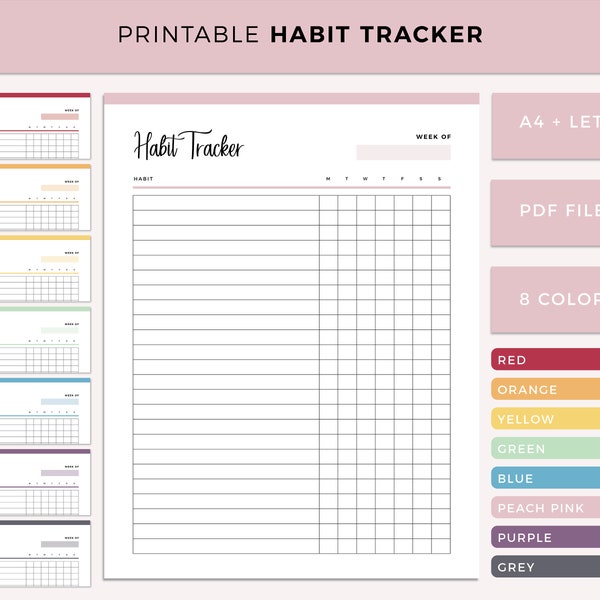 Discipline Tracker - Etsy