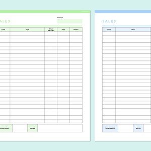 Editable Monthly Sales Tracker Printable, Fillable Order Tracker, Sales ...