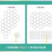 A5 Hexagonal Daily Rating Journal, Printable Hexagon Rating Tracker ...