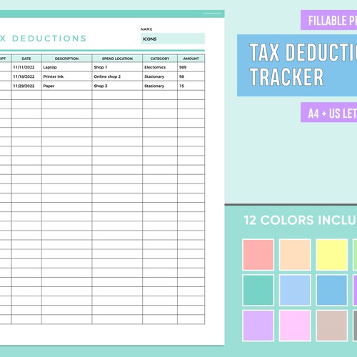 Editable Expense Log Printable Fillable Expense Tracker - Etsy UK