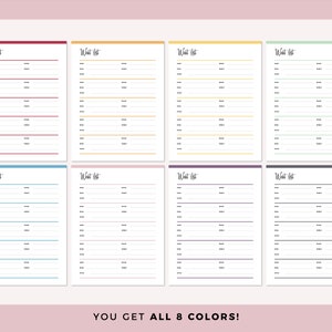 Printable Wait List, Business Contact List, MLM Waitlist, Client Wait ...