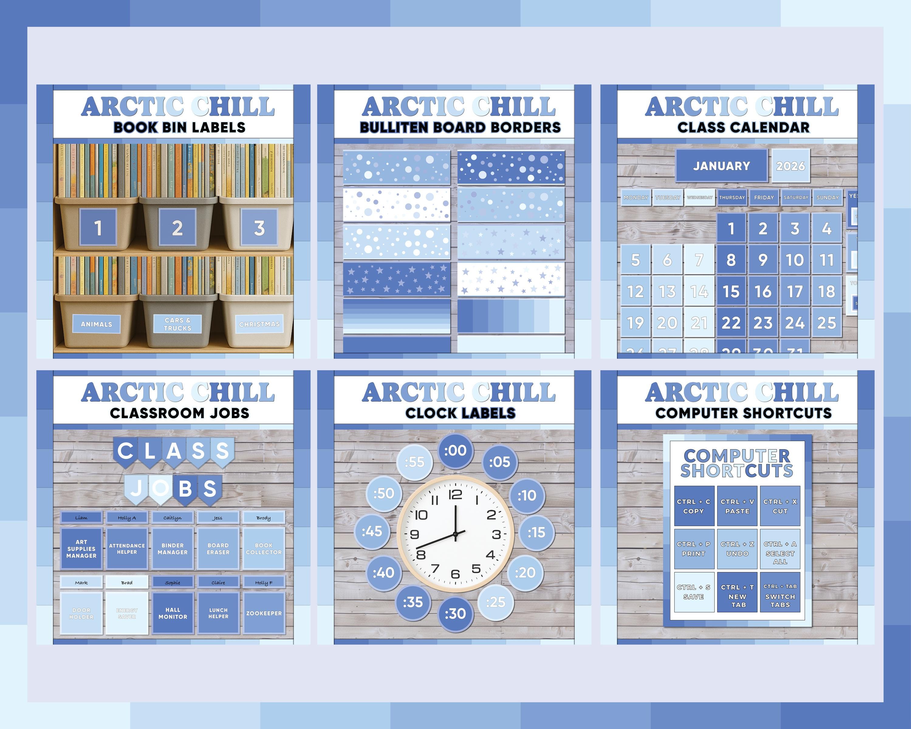 Blue Classroom Decor Bundle - Classroom Decorations - Teacher Resources ...