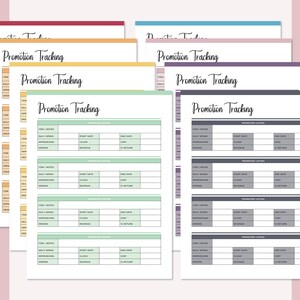 Printable Promoted Listing Sheet, Online Seller Promotion Tracker, Ad ...