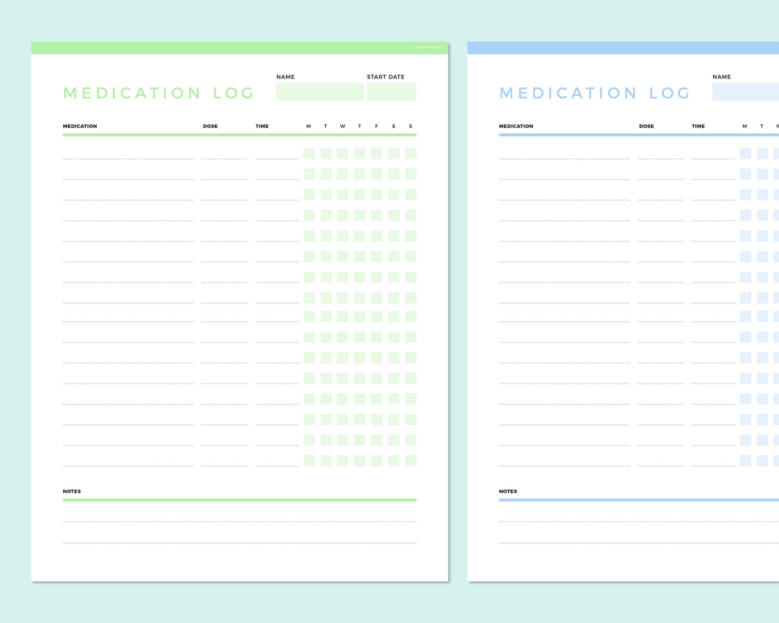 Editable Medication Tracker Printable, Fillable Medication Log ...