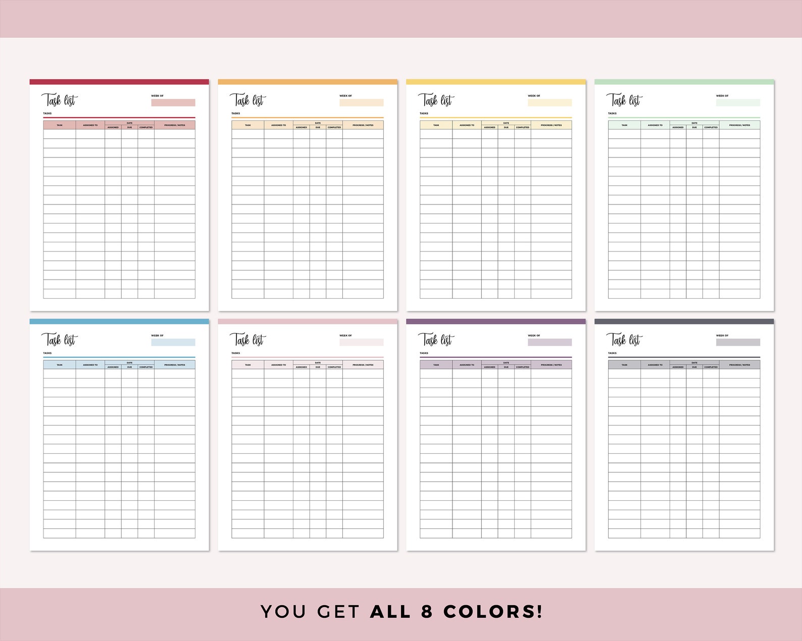 Employee Task List Printable Work Allocation Sheet Daily - Etsy UK